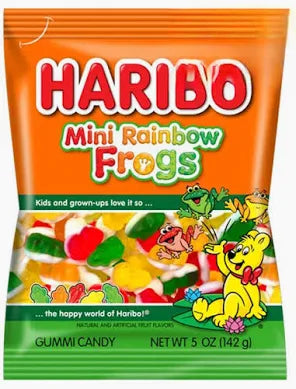 HARIBO MINI RAINBOW FROGS 142G